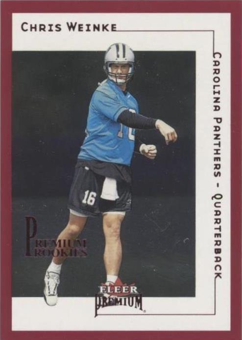 2001 Fleer Premium - Premium Rookies Chris Weinke #SR 203 Star Rubies ...