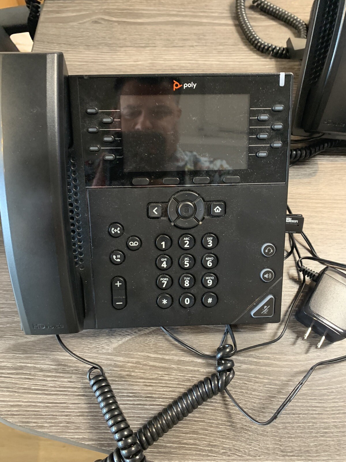 Polycom VVX 450 12 Lines Business IP Phone with wifi dongle complete ...