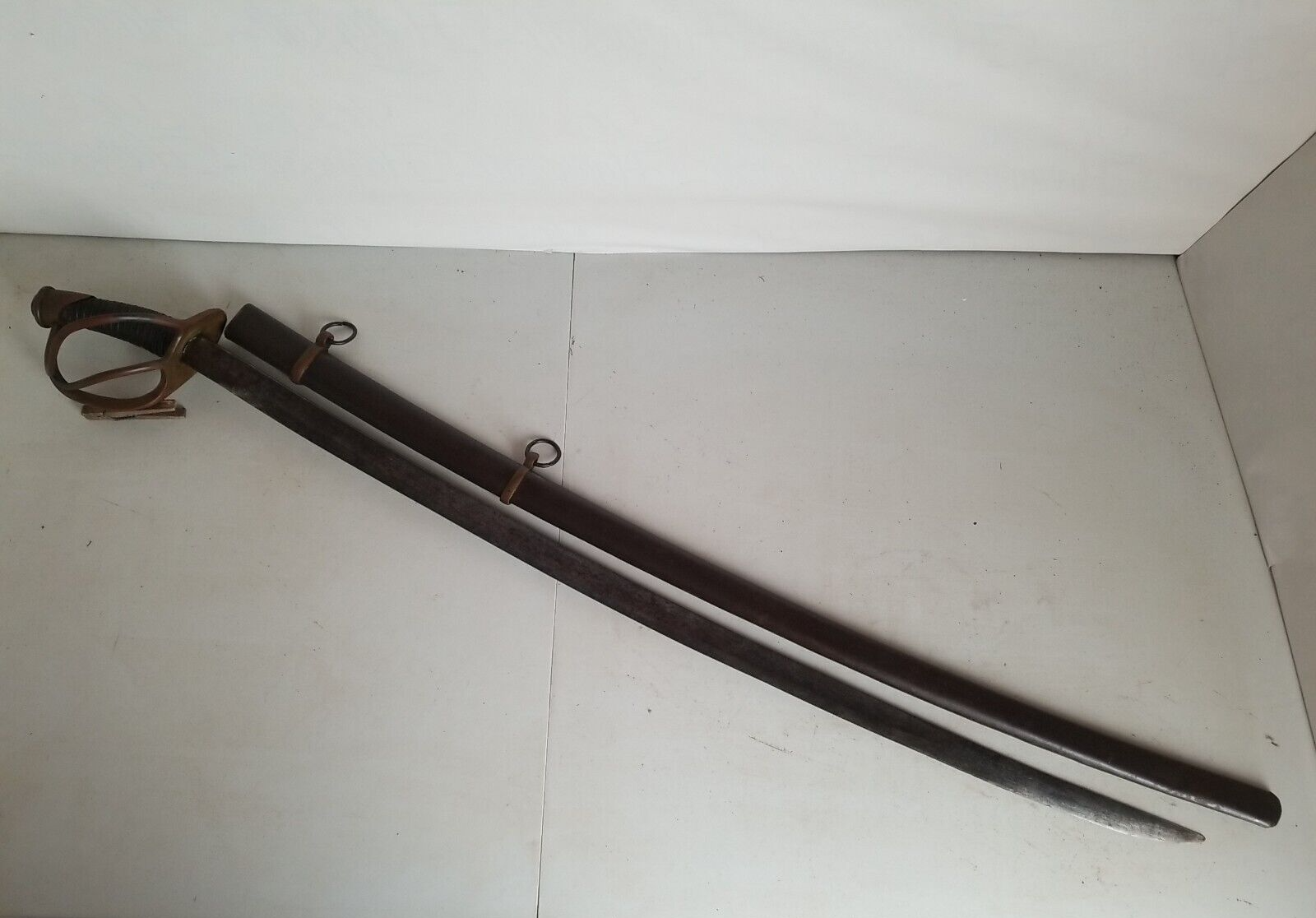 Confederate Cavalry Sword Saber w/Scabbard - Civil War - Louis Haiman ...