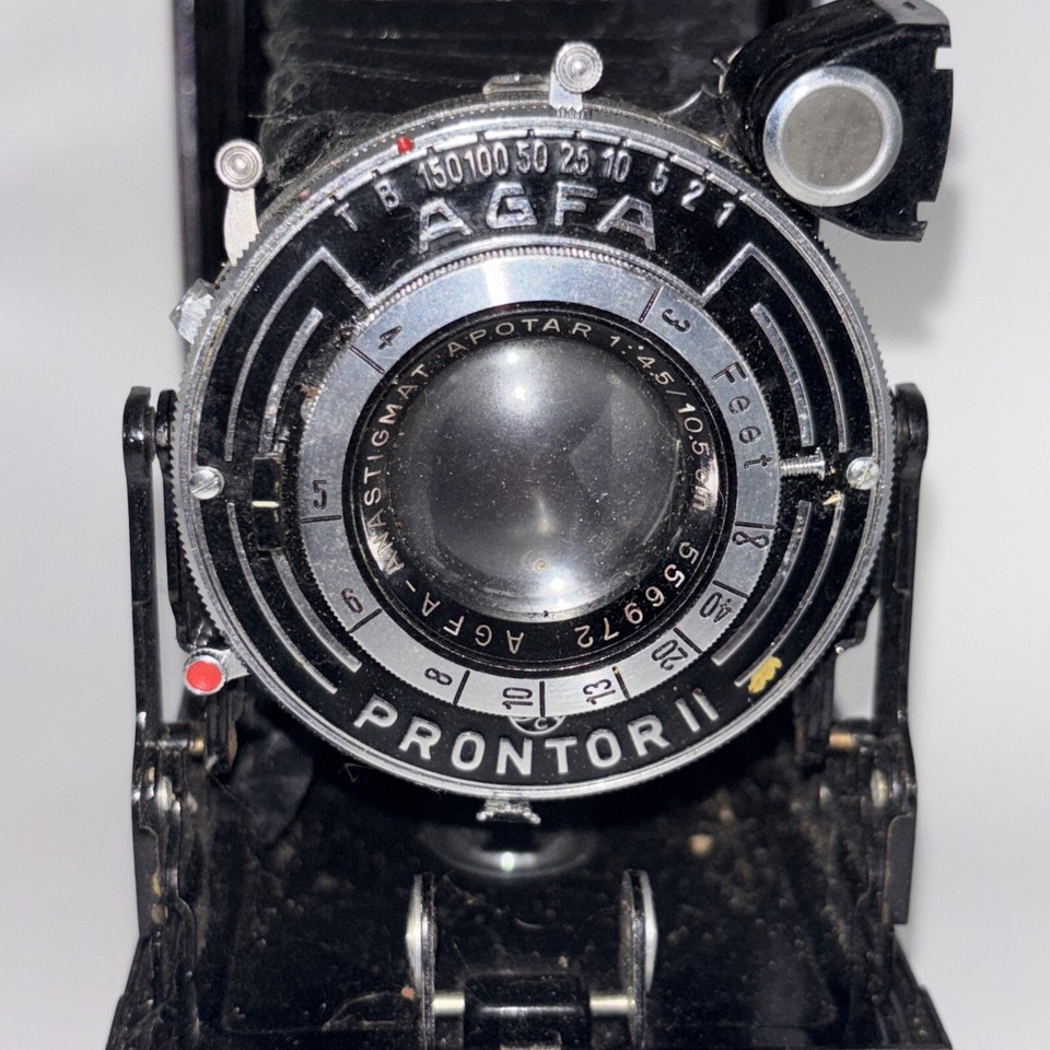 AGFA BILLY-RECORD CAMERA W/ AGFA PRONTOR II F4.5 LENS Not Tested | eBay