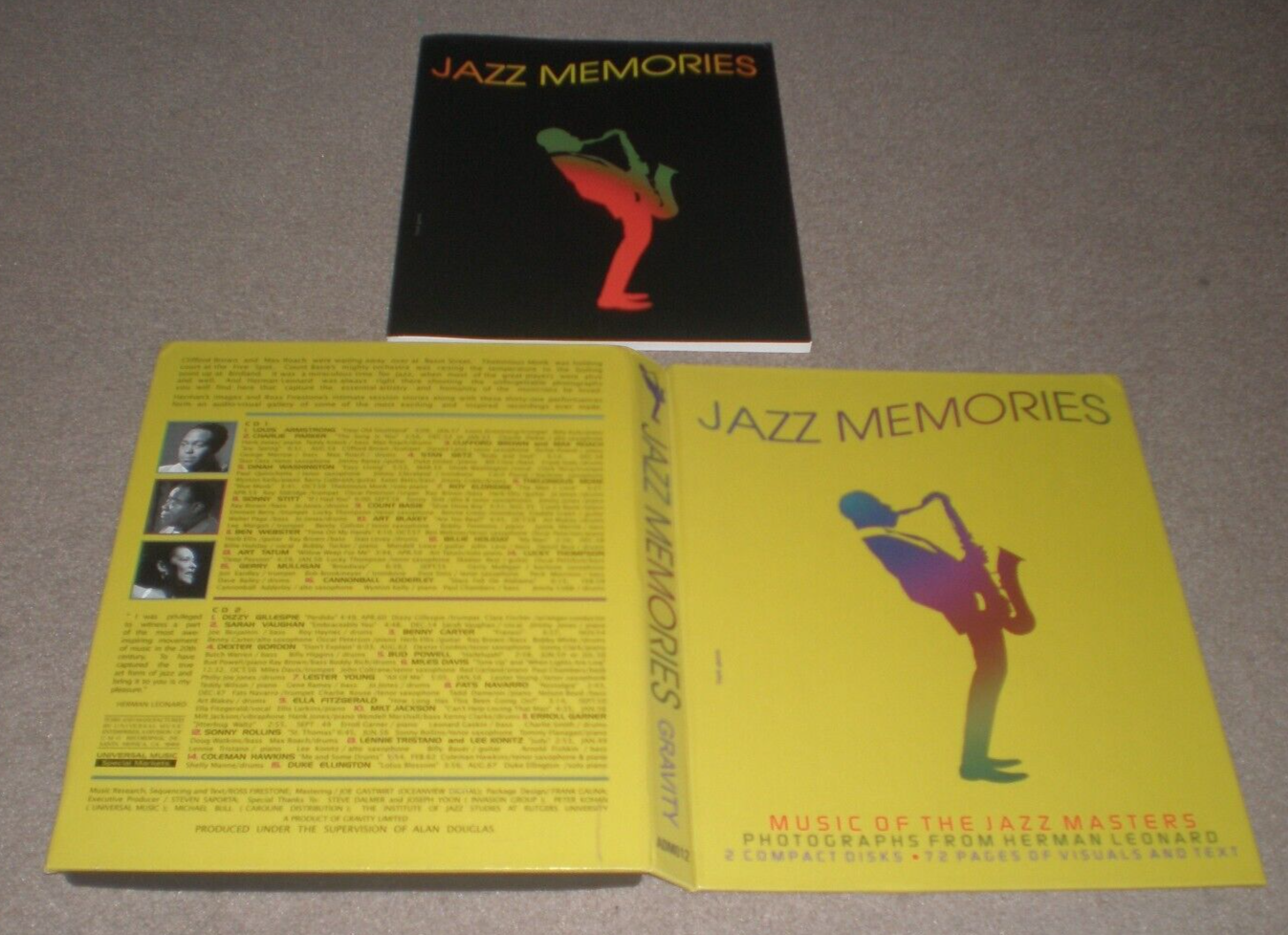 Jazz Memories Music of the Jazz Masters 2 CD and 72 Page Book BOX SET ...