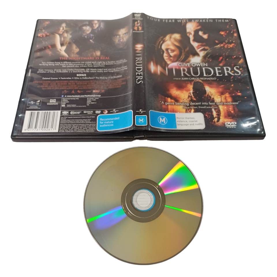 Intruders (DVD) Horror Supernatural Clive Owen Hollow Face Children ...