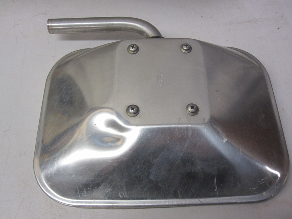 Genuine Pair Ford Pickup Truck Stainless Steel Side View Mirrors w ...