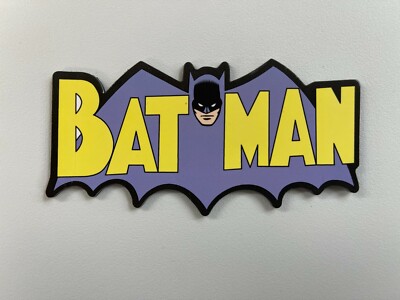 Batman Logo Fridge Magnet Retro Superhero DC Universe Comics Gift FAST ...