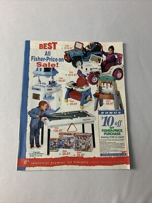 Fisher Price Catalog 1996 - Vintage Toy Fisher Price Catalog | eBay