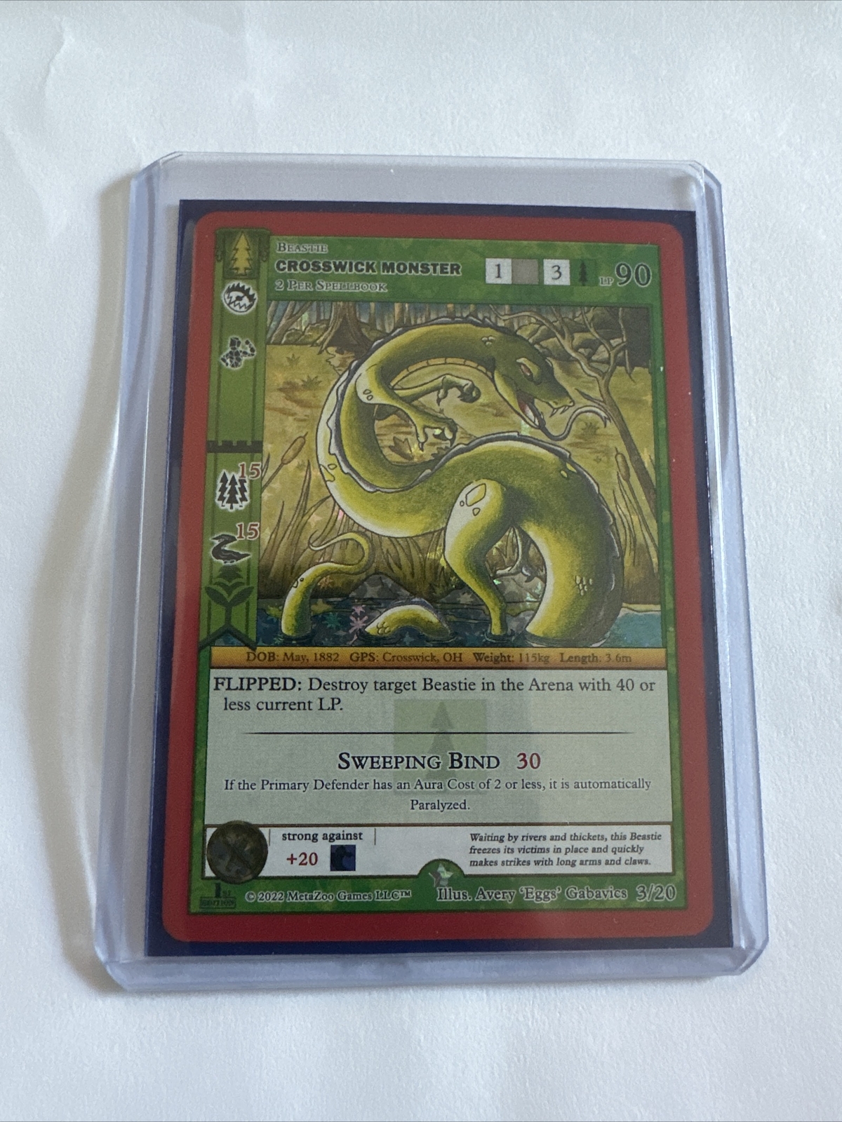 MetaZoo Fan Art Full Holo Crosswick Monster | eBay