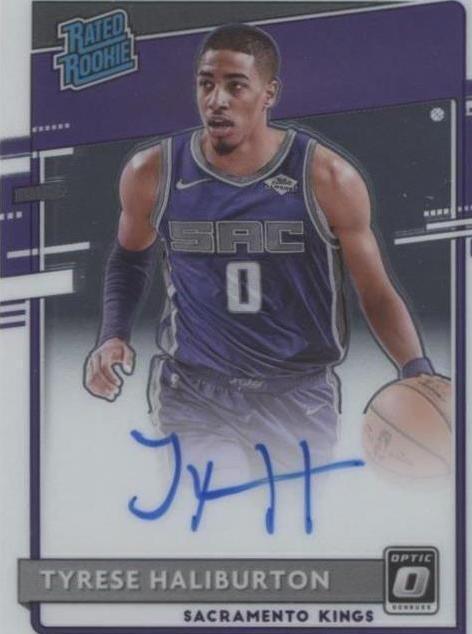 2020-21 Panini Donruss Optic - Rated Rookie Tyrese Haliburton #162 ...