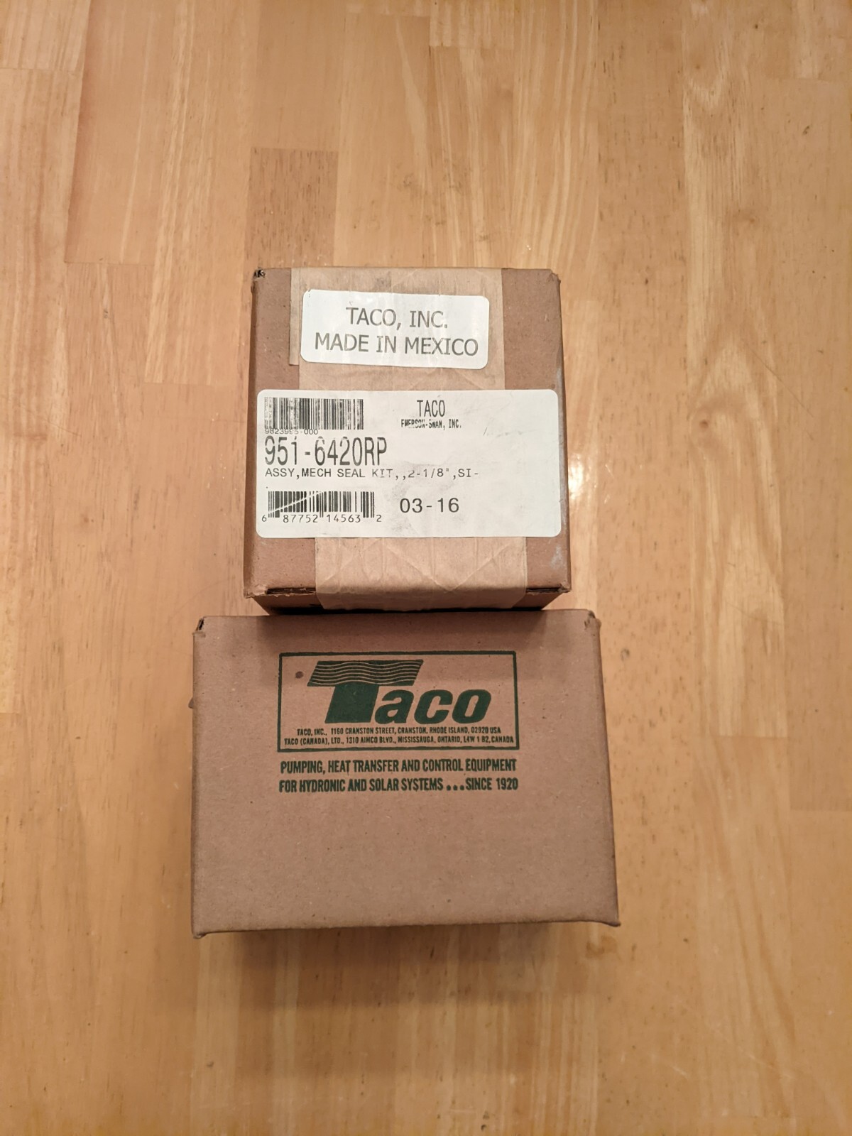 TACO 951-6420RP | ASSEMBLY | MECHANICAL SEAL KIT | 2-1/8" | SI-CARBIDE ...