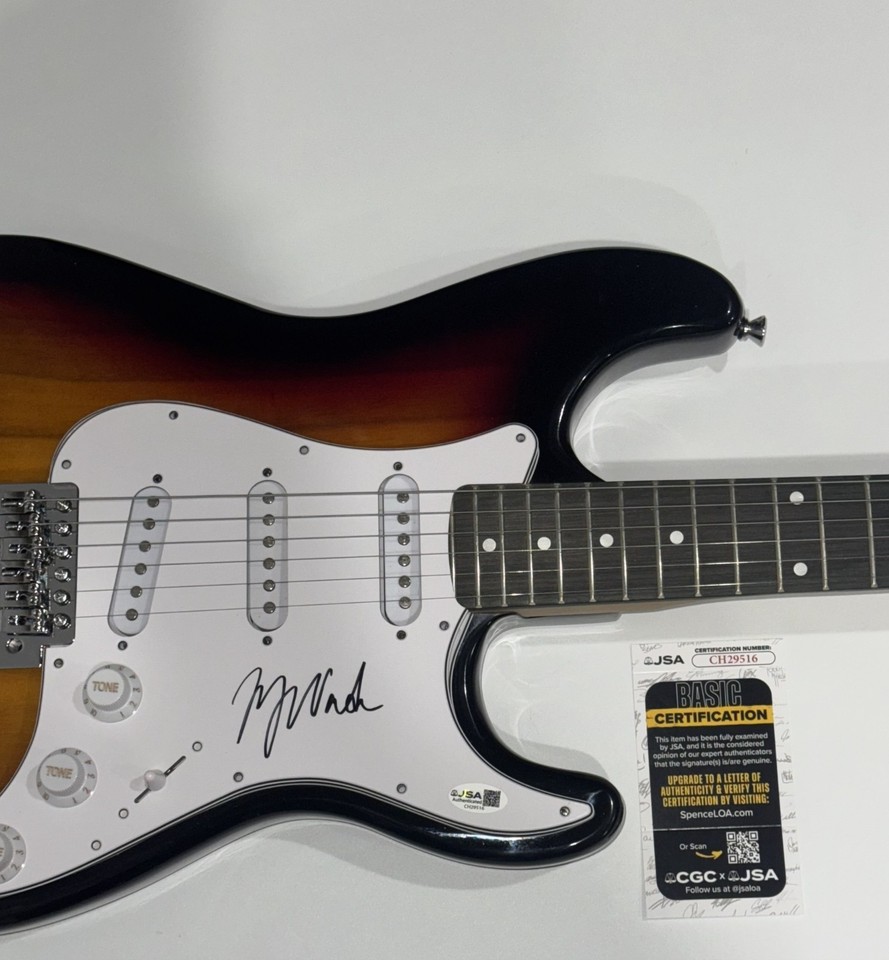 MORGAN WADE SIGNED SUNBURST ELECTRIC GUITAR COUNTRY STAR JSA COA | eBay