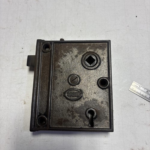 Vintage 1940s Corbin Doorknob Mechanism latch, and lock both work | eBay