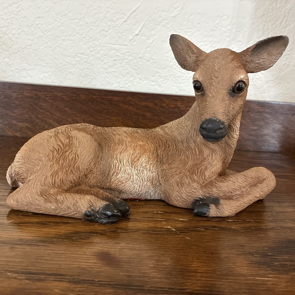 Deer Homco Home Interior Doe Resin Figurine VTG 1985 | eBay
