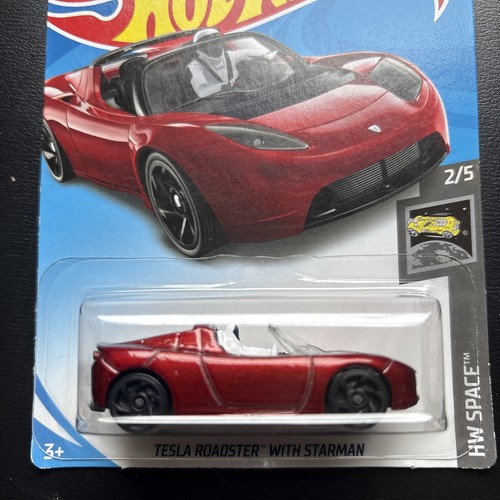 2019 HOT WHEELS TESLA ROADSTER WITH STARMAN 2/5 HW SPACE 109/250 | eBay