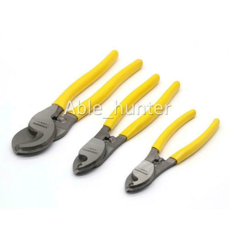 3PCS 6" 8" 10" Electrical Cable Cutters Wire Cutting Plier Electrician ...