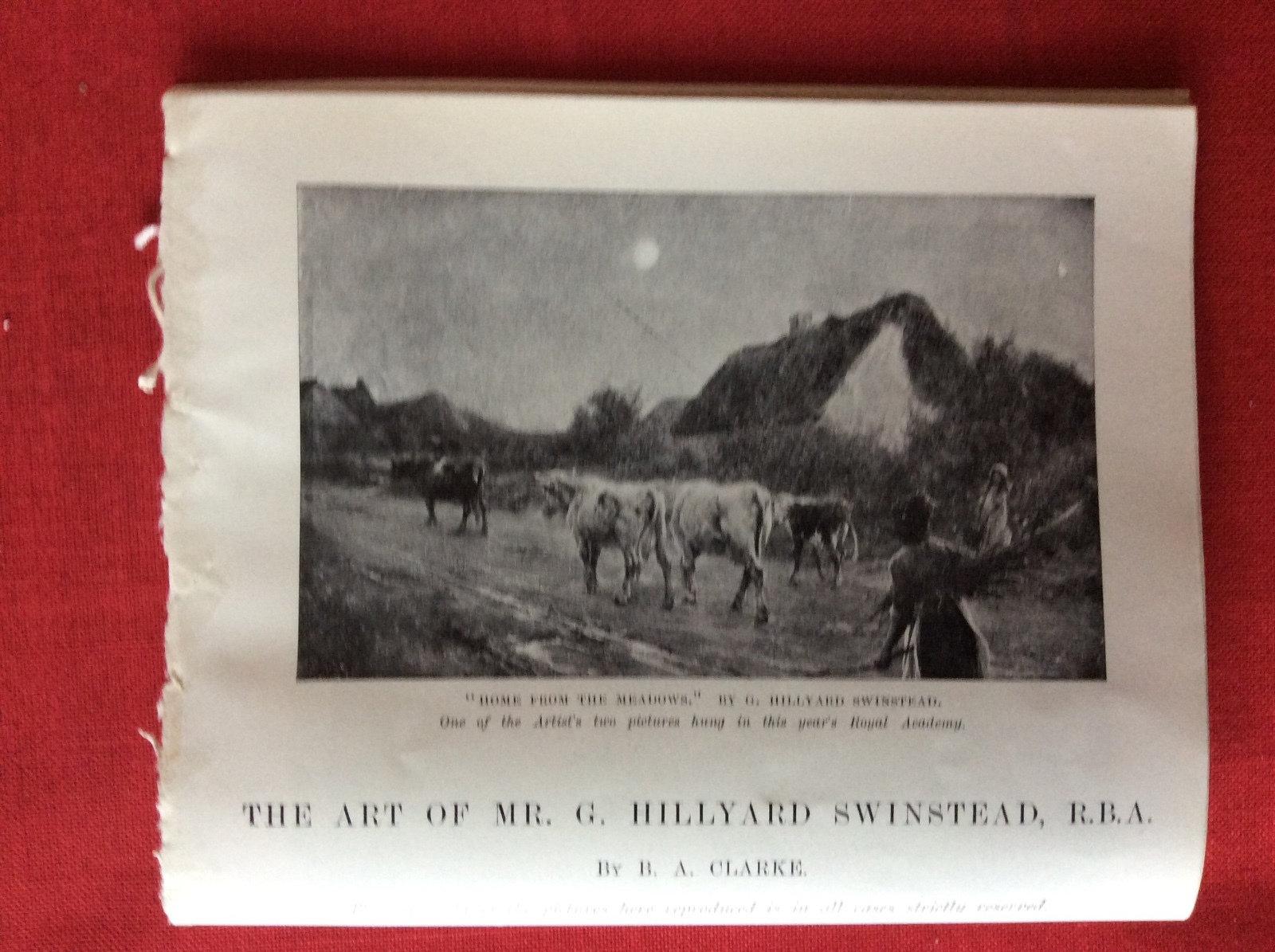 m2a ephemera 1905 article the art of mr g hillyard swinstead | eBay