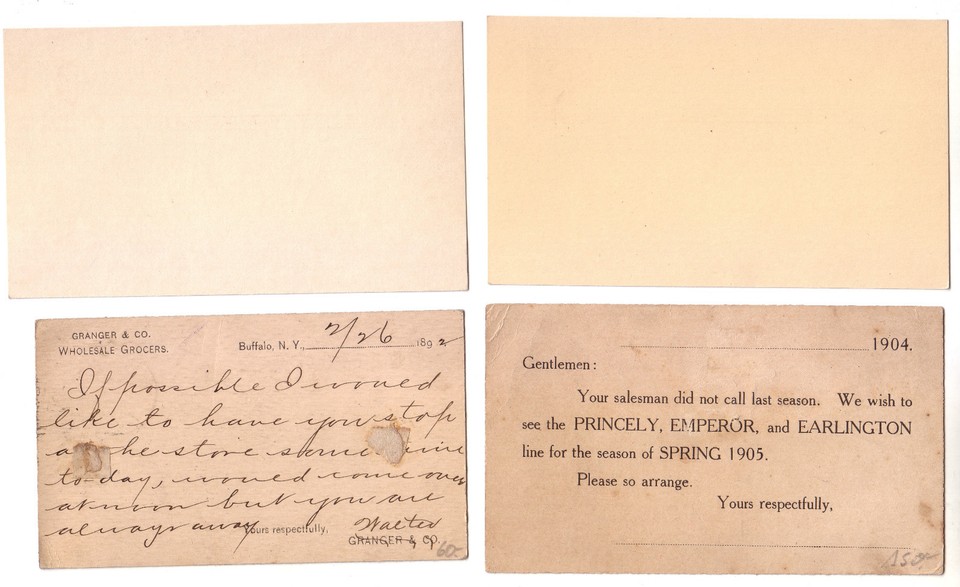 U.S.A. - LOT OF FOUR POSTAL STATIONERY CARDS | eBay