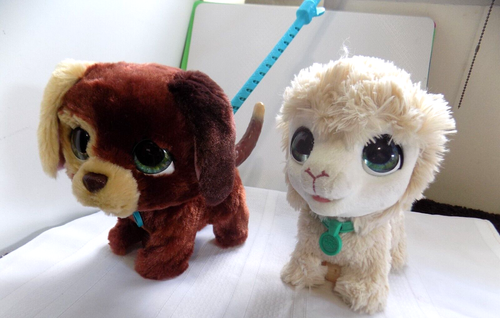 Hasbro FURREAL Walk A Lots Puppy 2020 w Leash & Llama 2018 No Leash | eBay