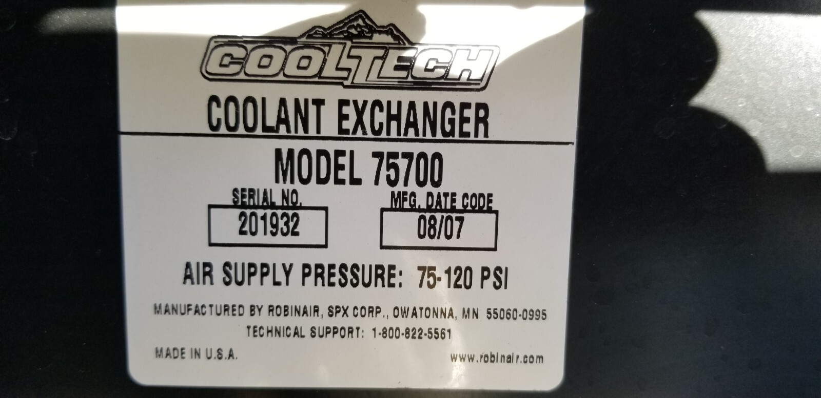 Robinair 75700 CoolTech Coolant Exchanger | United States | Aftermarket ...
