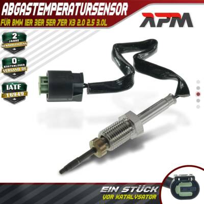 Abgastemperatursensor für BMW 1er E87 3er E90 E91 5er E60 E61 E66 E65 ...
