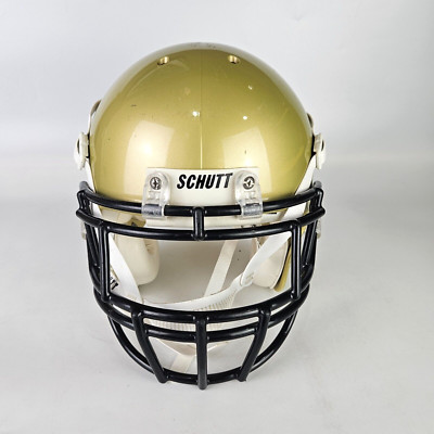 SCHUTT AIR YFS Football Helmet Gold Face Mask Chin Strap Size: Youth ...