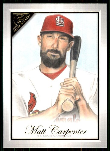 2019 Topps Gallery Matt Carpenter St. Louis Cardinals #88 MLB Baseball ...