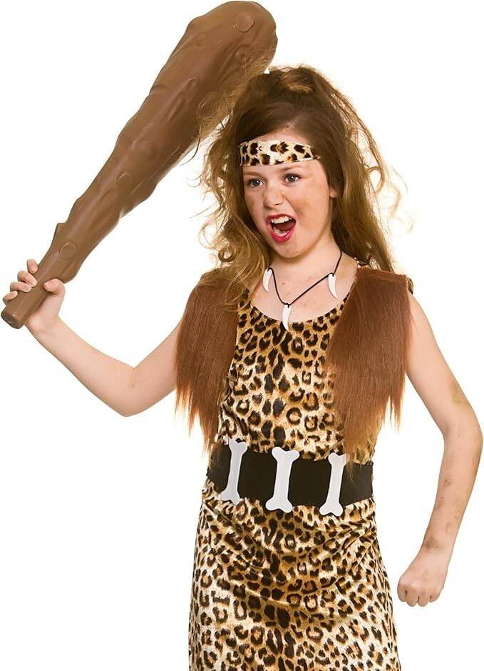 Wicked Costumes Stone Age Cave Girl Fancy Dress Costume - X-Large (11 ...