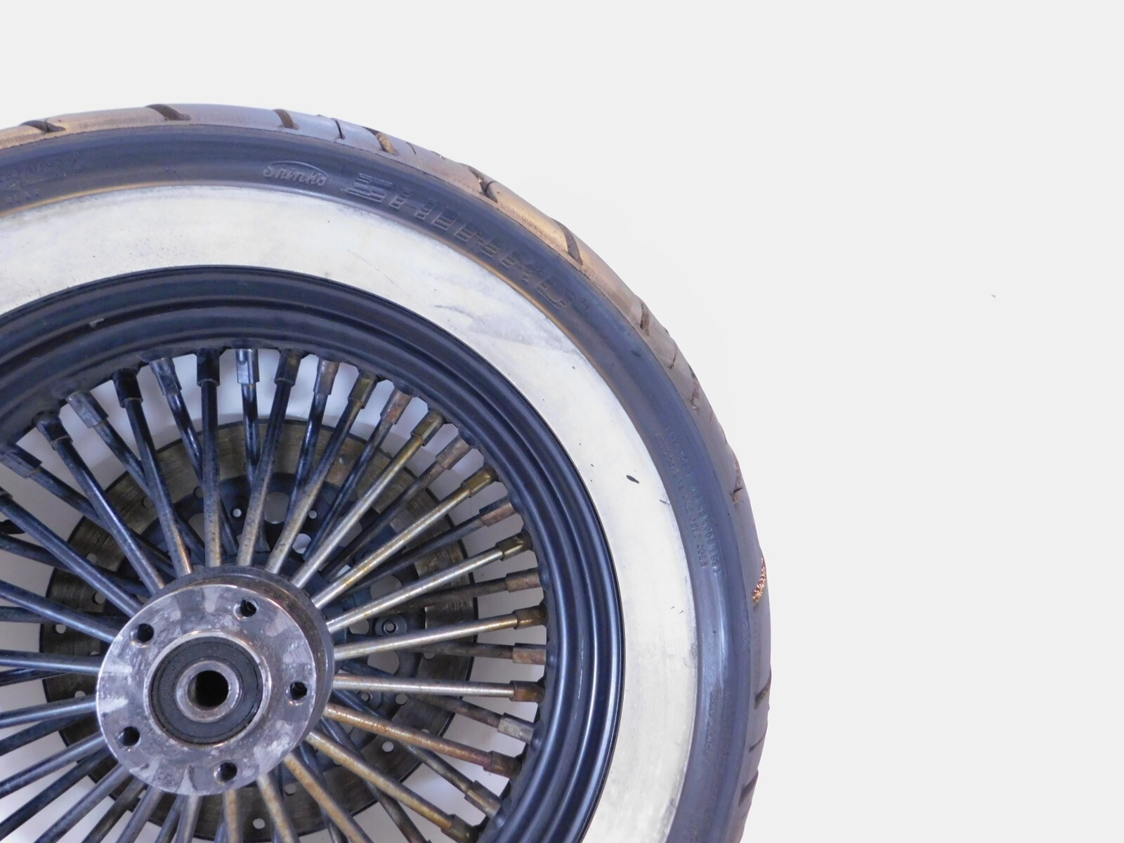 Harley Davidson Softail Heritage & Springer Black Spoked Rear Wheel Rim ...