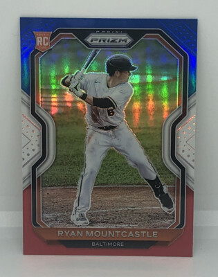 2021 PANINI PRIZM BASEBALL RYAN MOUNTCASTLE RC RED WHITE BLUE PRIZM ...