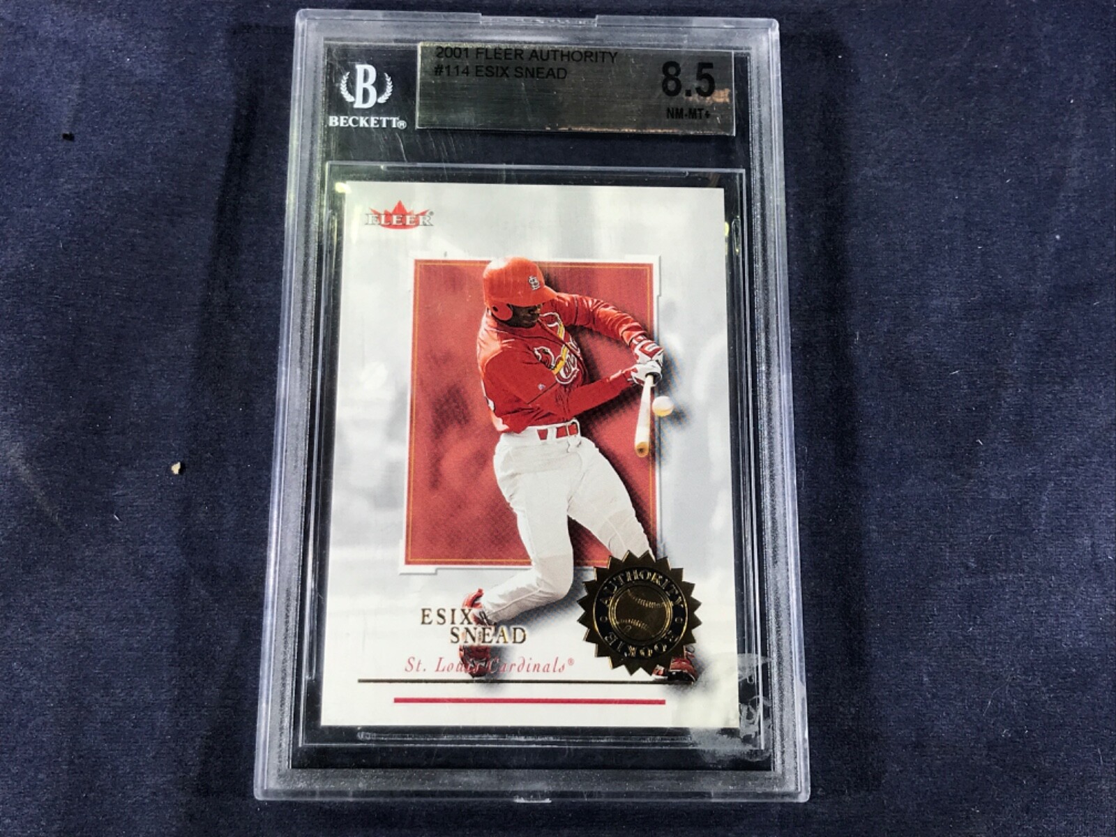 R3-35 BASEBALL CARD - ESIX SNEAD ST. LOUIS CARDINALS - 2004 FLEER ...