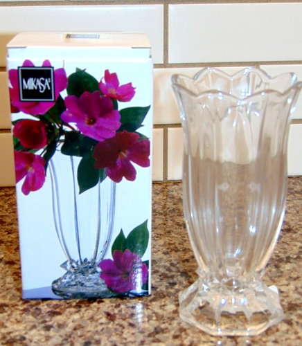 Mikasa Starlight Bud Vase 5" - Tulip - New In Box! | eBay