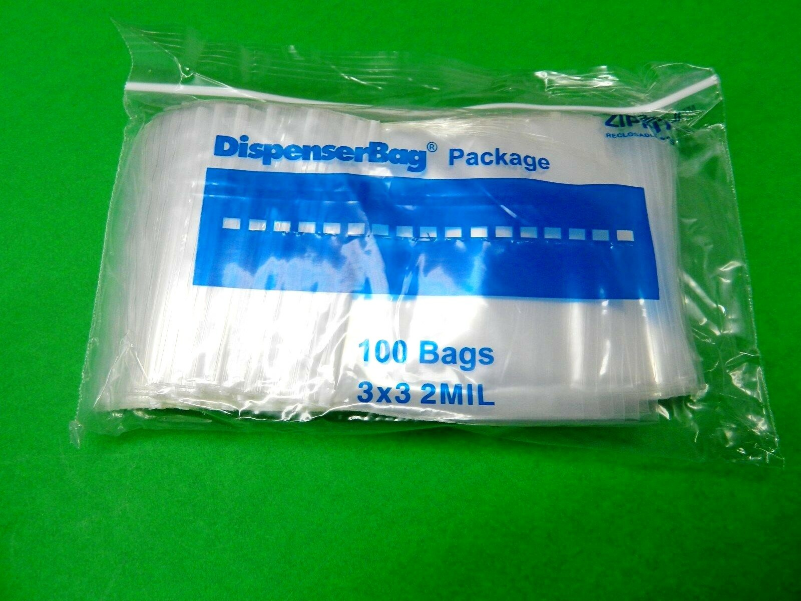 1000 Reloc Zippit Bags 3x3 Zip Seal Lock Clear 2mil Poly Zip Slide Lock ...