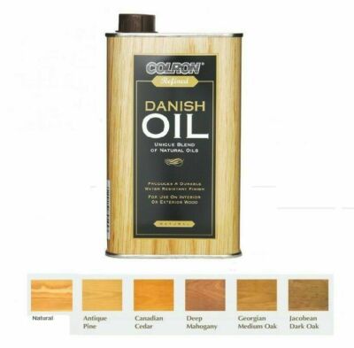 Colron Refined Danish Oil Interior & Exterior Wood Blend of Natural ...