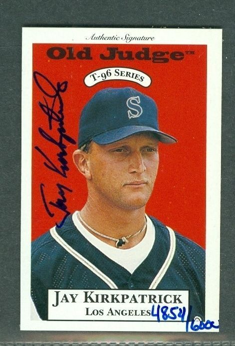 Jay Kirkpatrick Baseball Auto 1995 Signature Rookies '95 Autograph ...