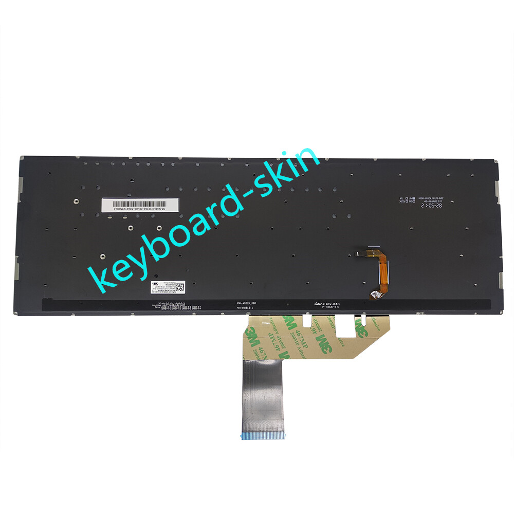 Silver US backlit Keyboard for Asus VivoBook E510 E510M E510MA L510 ...