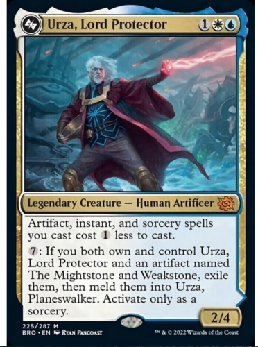 Magic the Gathering The Brothers' War Urza, Lord Protector #225 Mythic ...