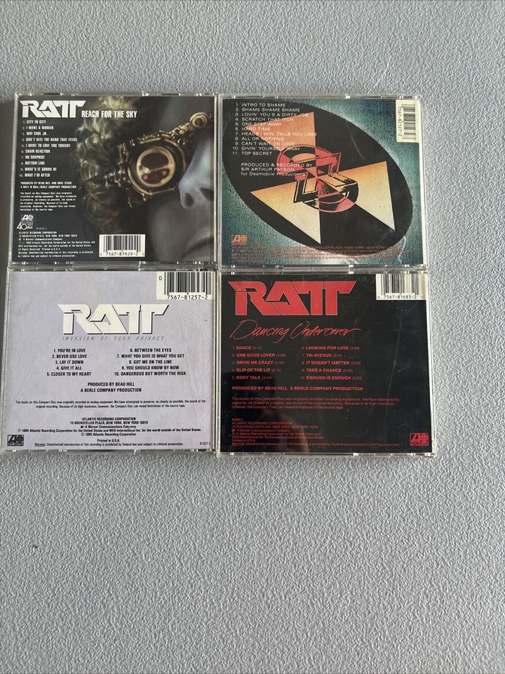 Lot Of 4 RATT CDs | eBay