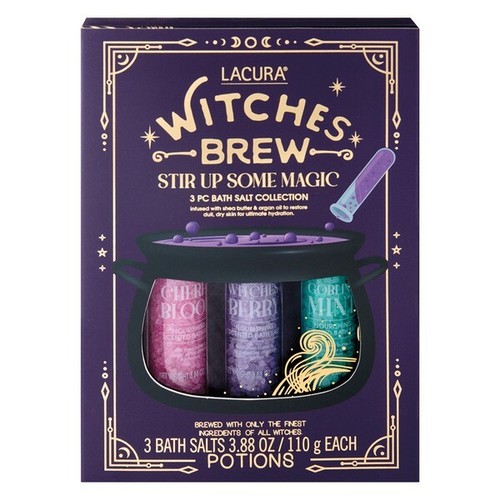 NEW Lacura Witches Brew Stir Up Some Magic 3 Pieces Bath Salt ...