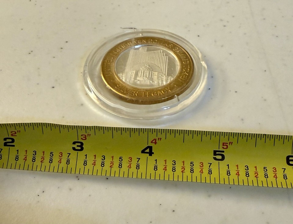 Limited Edition Ten Dollar Gaming Token Sliver Legacy 10th Slots.999 ...