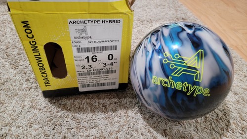 Track Archetype Hybrid Bowling Ball 1st Quality | 16 Pounds | 3-4" Pin ...