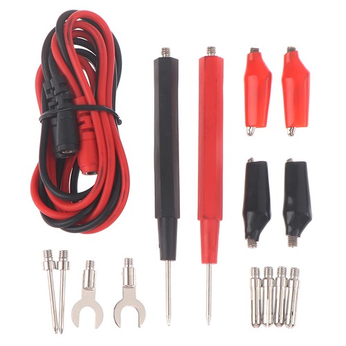 16 in 1 Digital Multimeter Test Leads Probes Volt Meter Cable Clip ...