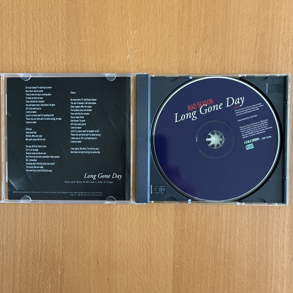 Mad Season [Layne Staley] - Long Gone Day ULTRA RARE promo radio only ...