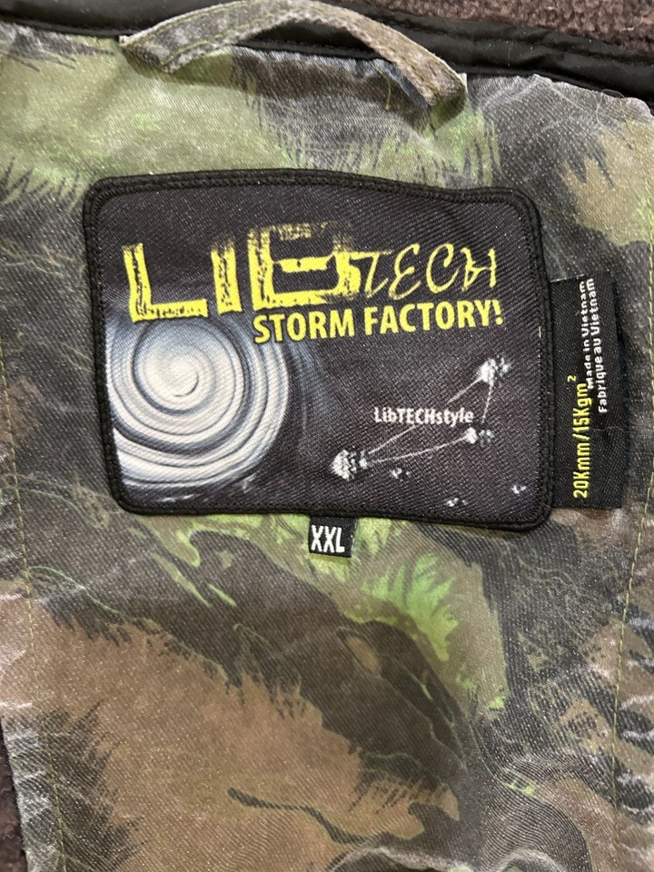 Lib Tech Storm Factory 20kmm Men Snowboard / Ski Jacket Waterproof ...