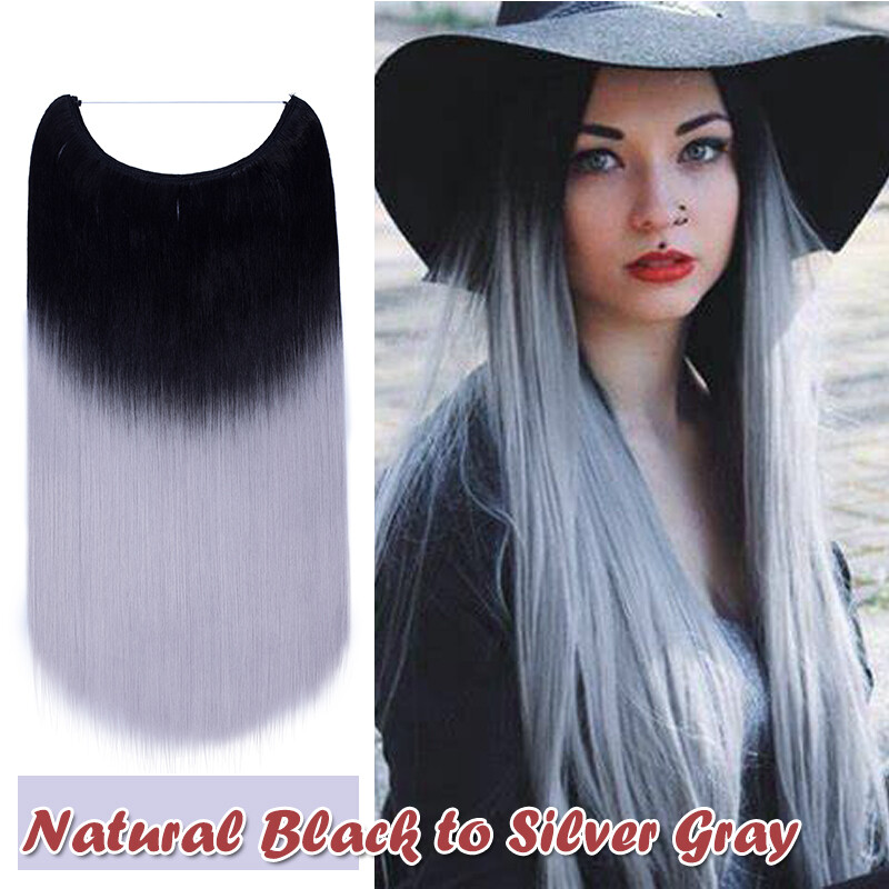 100% Natural As Human Thick Invisible Wire Softs Secret Wire In Hair ...