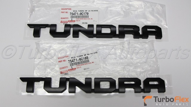TOYOTA Tundra 2014-2018 TRD Pro Blacktundra Door Emblem Set of 2 ...