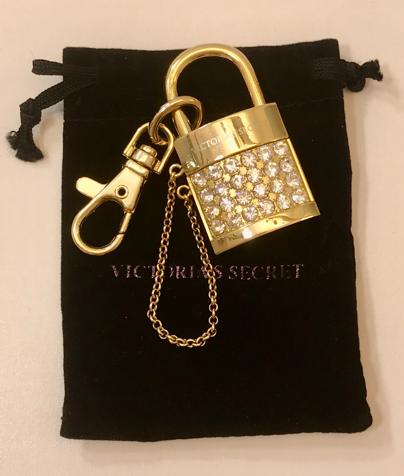 Vtg Victorias Secret Rhinestone Purse Charm Encrusted Pave Setting ...