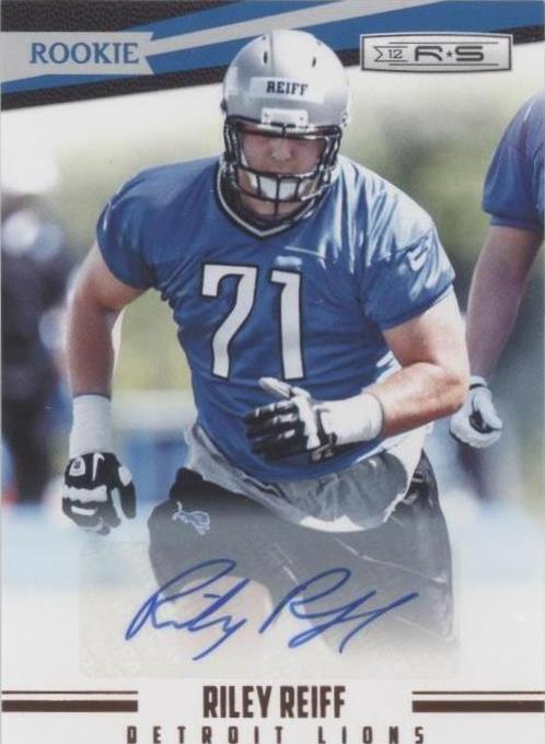 2012 Panini Rookies & Stars - Rookie Riley Reiff #202 Signatures /499 ...