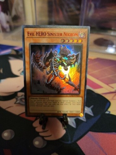 Yugioh! Evil HERO Sinister Necrom - LDS3-EN026 - Ultra Rare - 1st ...