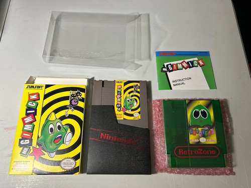 Mr. Gimmick NES RetroZone NTSC USA + Custom Box & Manual | eBay