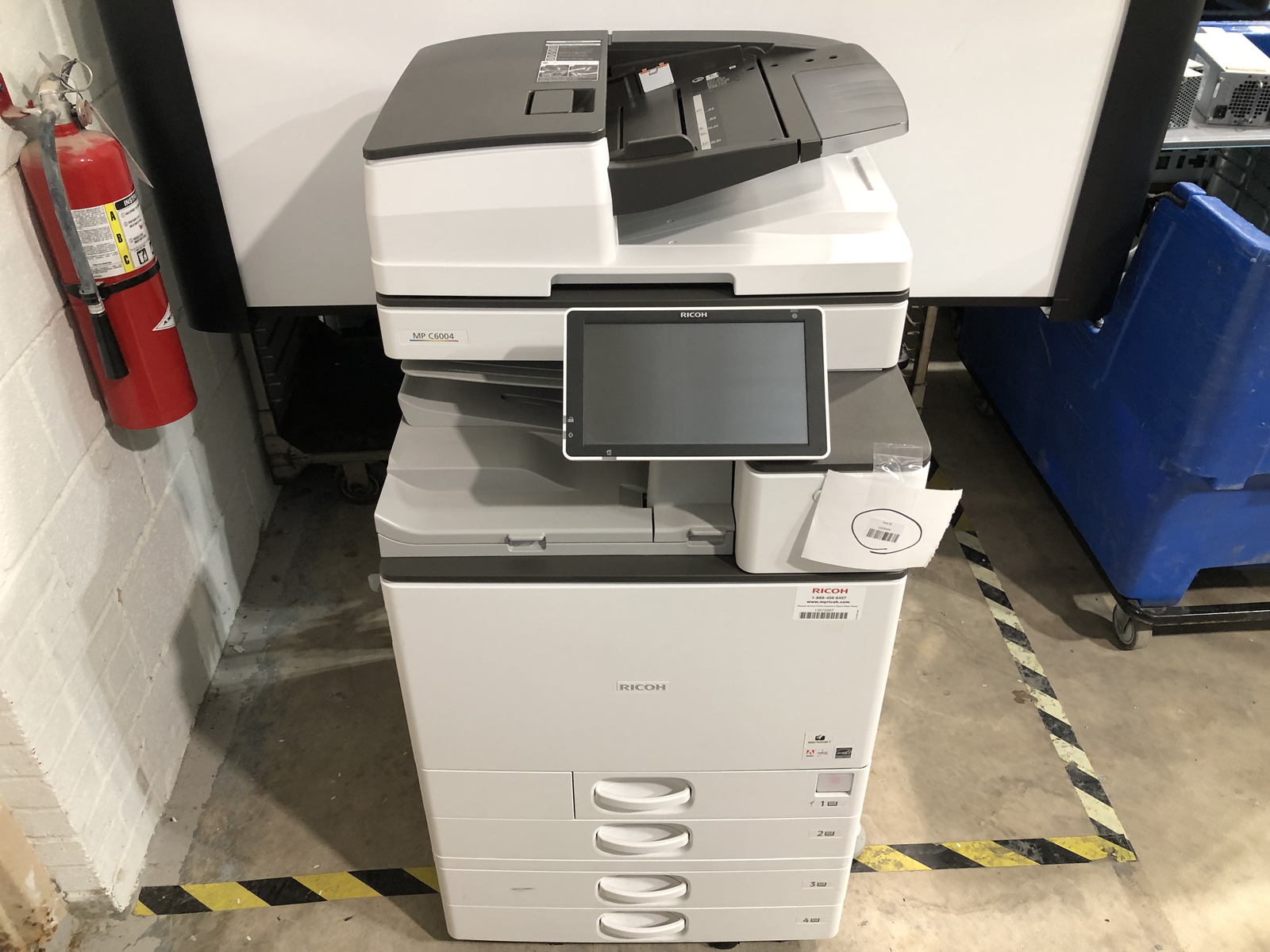 Ricoh MP C6004 MPC6004 Multifunction Color Copier Scanner Printer 62k ...