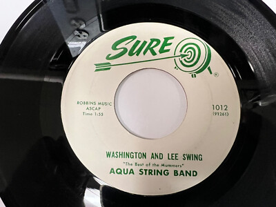 AQUA STRING BAND BANJO PICKERS BALL/ WASHINGTON AND LEE SWING MUMMERS ...
