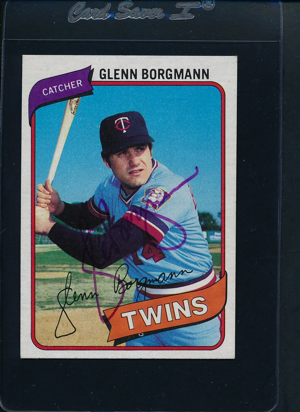 1980 Topps #634 Glenn Borgmann Twins Signed Auto *32103 | eBay